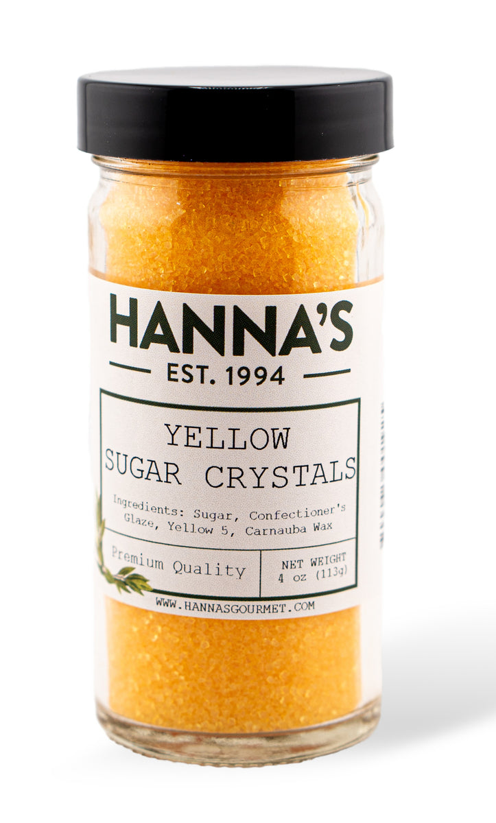 Yellow Sugar Crystals – Hanna's Gourmet